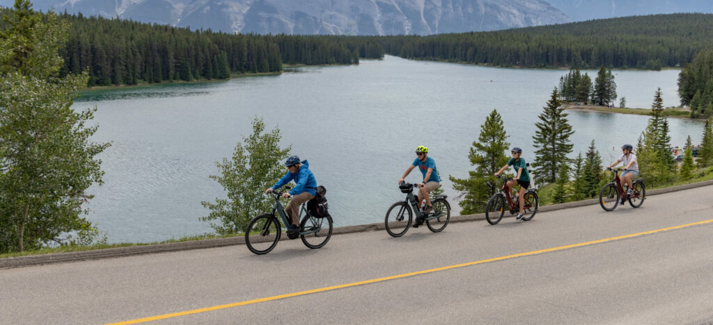 Mountain Lakeside Paradise: - Bike Banff